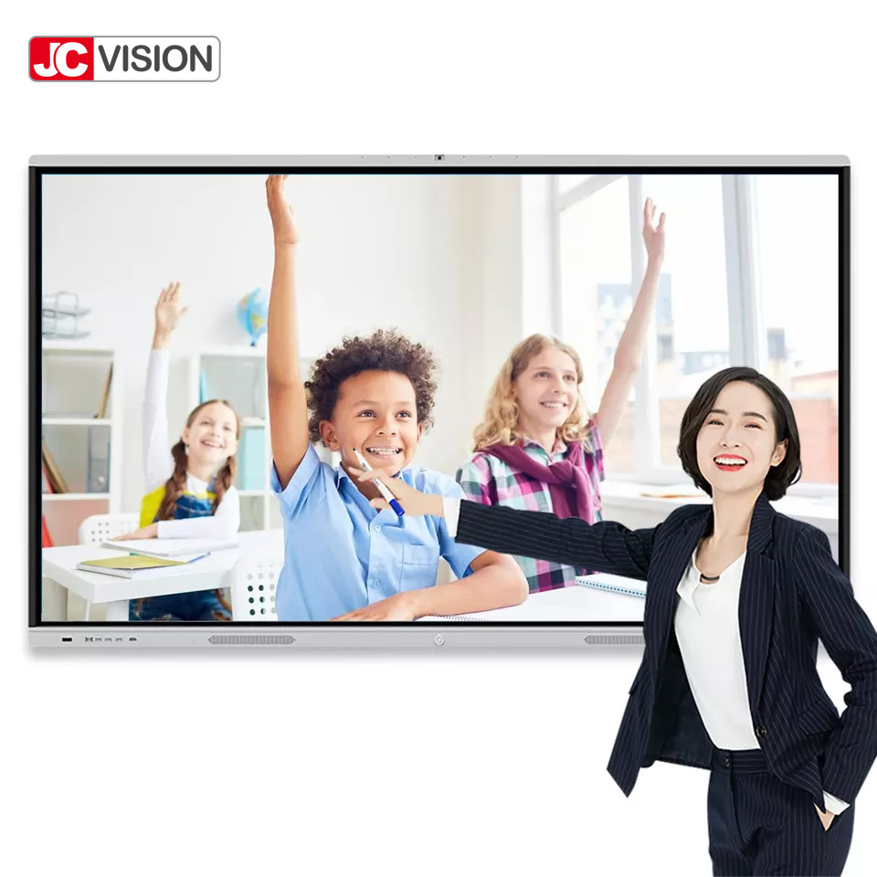 JCVISION教室デジタルホワイトボード4K教育用マルチタッチインタラクティブホワイトボード